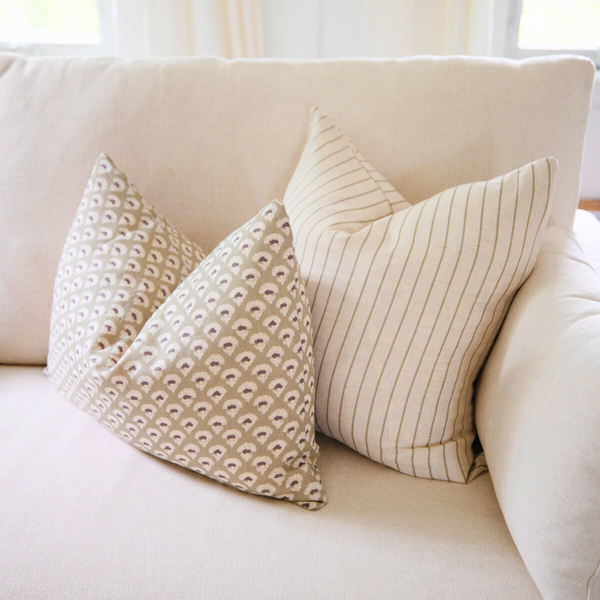 Signature Linen Olive Prairie Bud Pillow Cover – Cozy Prairie Linens Co.