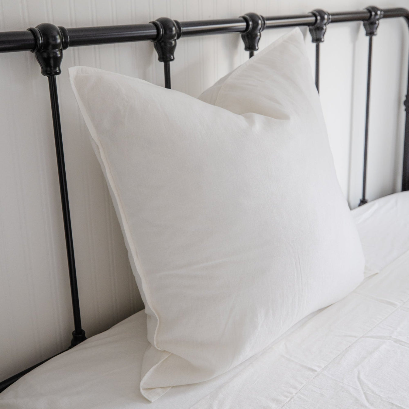 Signature Linen Cotton Blend Euro Sham – Cozy Prairie Linens Co.