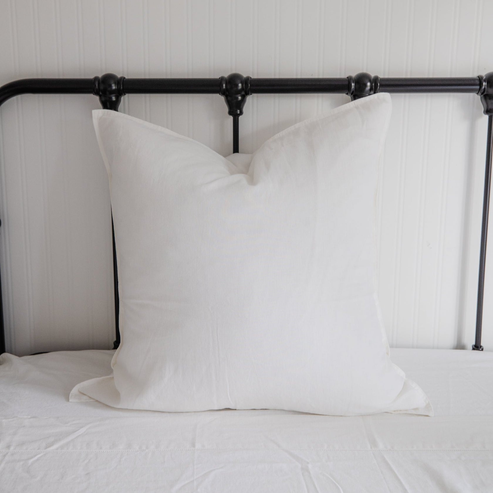 Signature Linen Cotton Blend Euro Sham – Cozy Prairie Linens Co.