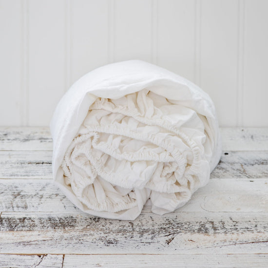 Signature Linen Cotton Blend Sheets – Cozy Prairie Linens Co.