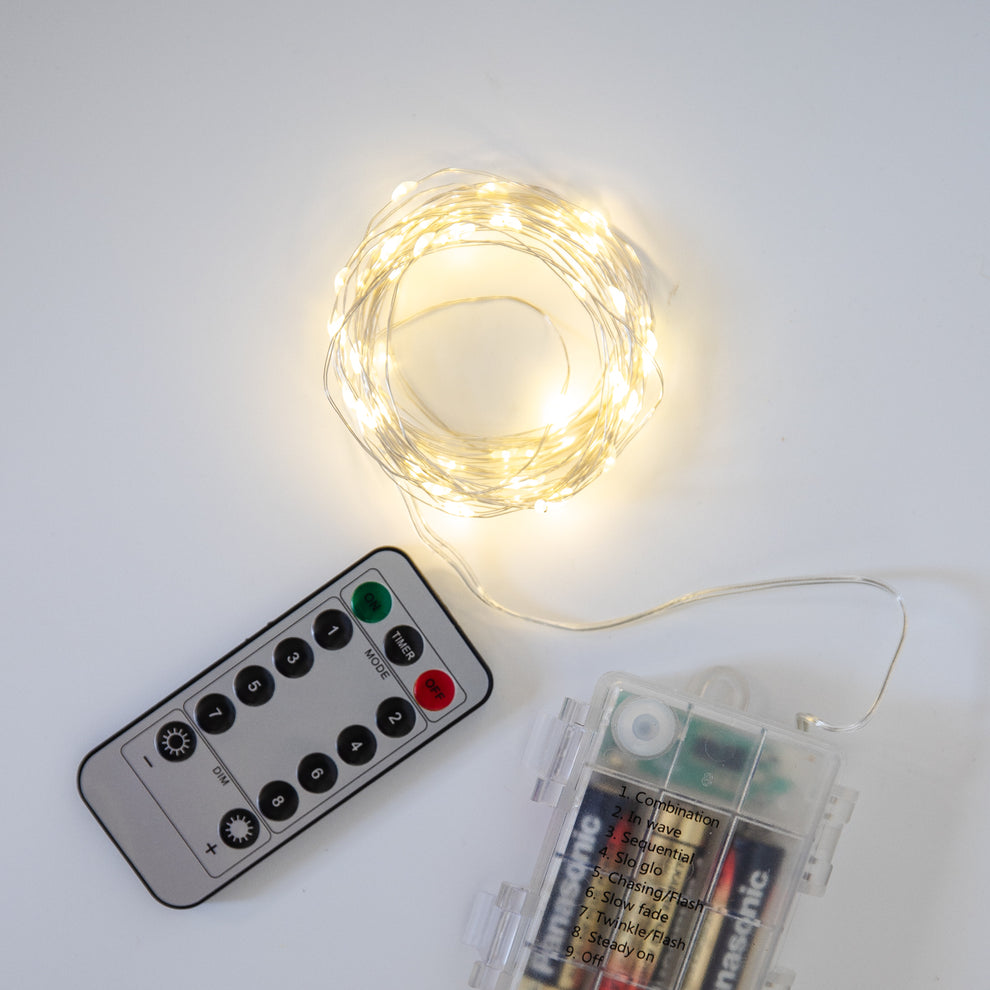 Wire LED Fairy Lights – Cozy Prairie Linens Co.